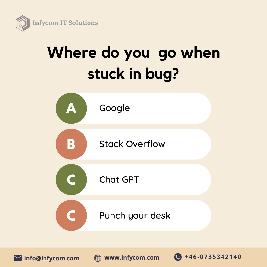 Infycom IT Solutions on LinkedIn: #questionoftheday #dailyquestion # ... Infycom IT Solutions on LinkedIn: #questionoftheday #dailyquestion # ...