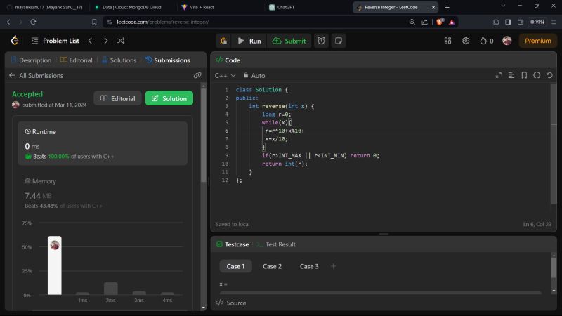 Resolved a DSA problem on strings | Mayank Sahu posted on the topic ... Resolved a DSA problem on strings | Mayank Sahu posted on the topic ...