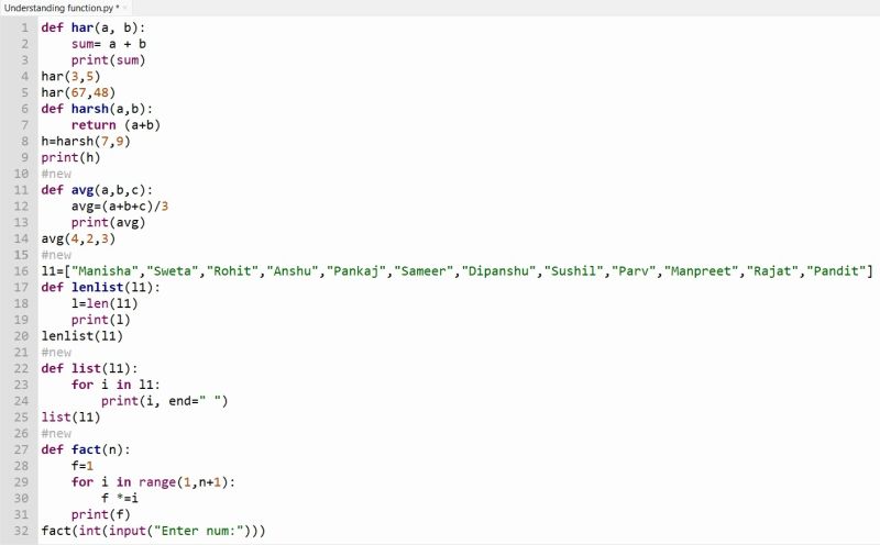 Harsh Raj on LinkedIn: #python #codingjourney #functions # ... Harsh Raj on LinkedIn: #python #codingjourney #functions # ...