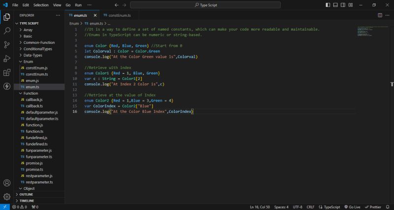 Ayesha Younas on LinkedIn: #typescript #javascript #enums # ... Ayesha Younas on LinkedIn: #typescript #javascript #enums # ...