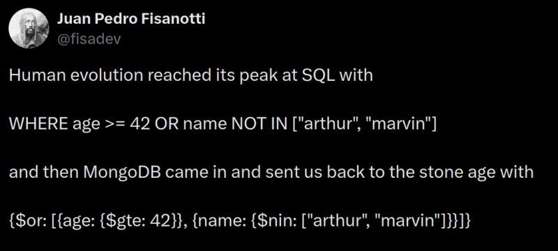 Pavan Ghate on LinkedIn: #sql #mongodb Pavan Ghate on LinkedIn: #sql #mongodb