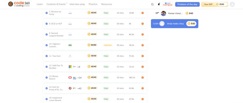 Shaily Yadav on LinkedIn: #codingchallenge #ninjaslayground # ... Shaily Yadav on LinkedIn: #codingchallenge #ninjaslayground # ...