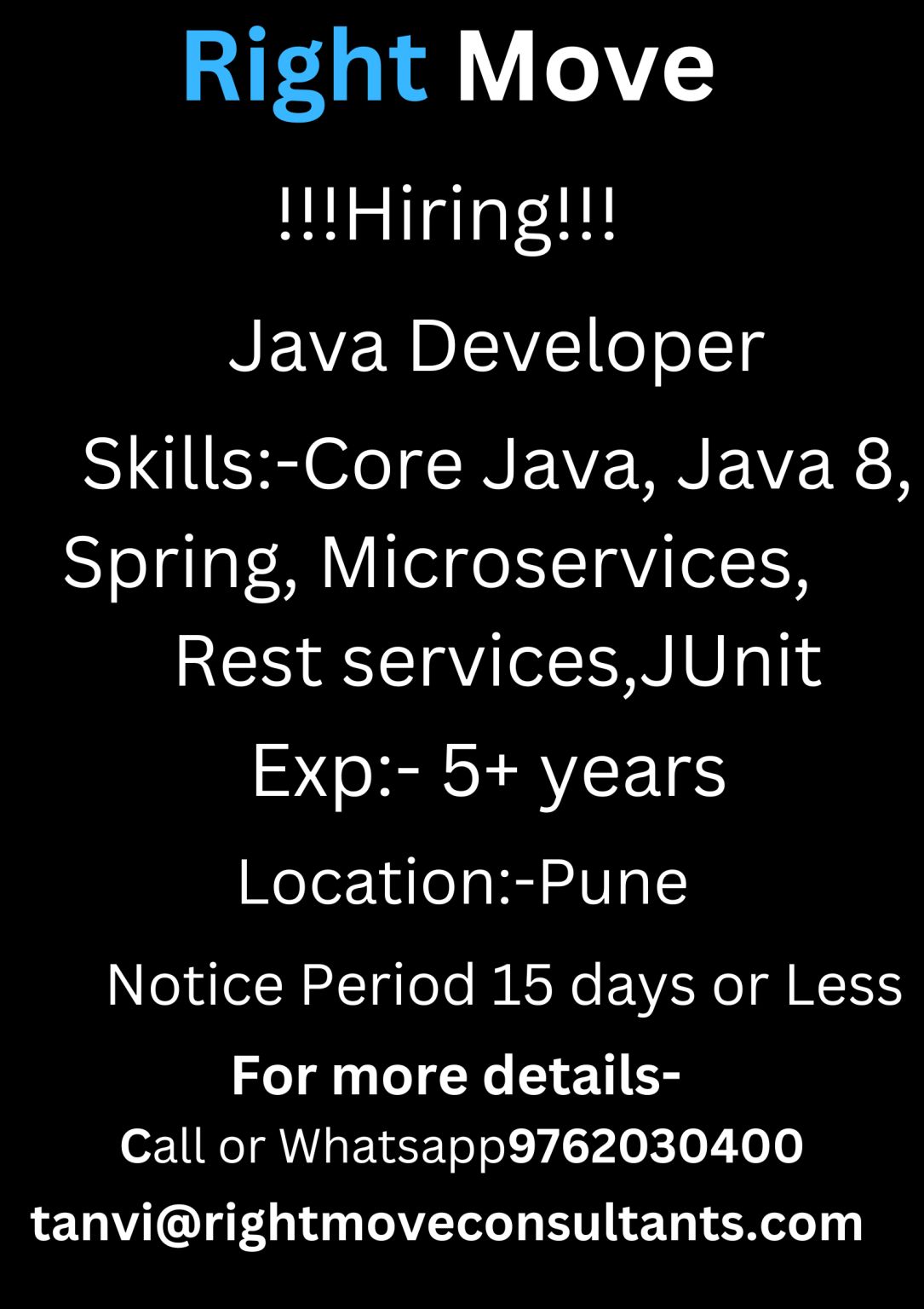 Tanvi P on LinkedIn: #java8 #corejava #spring #restservices #junit # ... Tanvi P on LinkedIn: #java8 #corejava #spring #restservices #junit # ...
