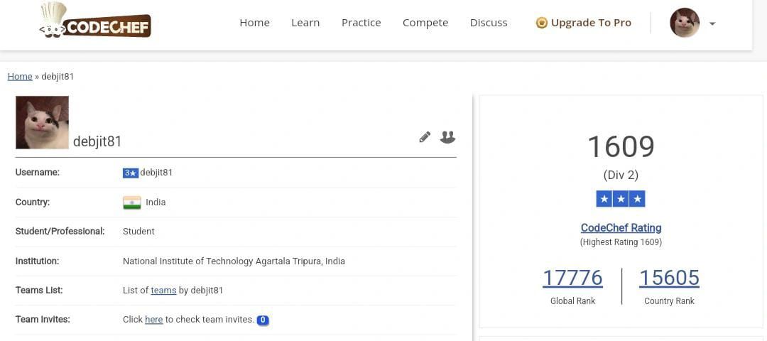 Debjit Saha on LinkedIn: #codechef #programming #coding # ... Debjit Saha on LinkedIn: #codechef #programming #coding # ...