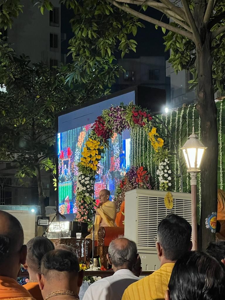Siddhant Satkar on LinkedIn: ๐ Attending HG Radhanath Swami Maharaj's ... Siddhant Satkar on LinkedIn: ๐ Attending HG Radhanath Swami Maharaj's ...