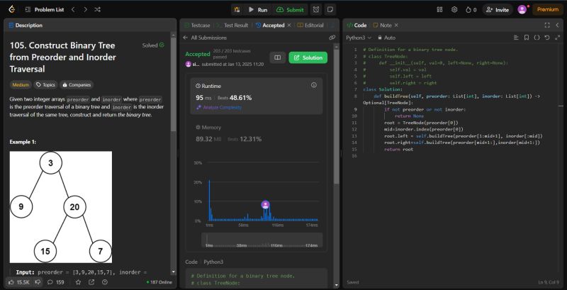 #100daysofcode #leetcode #python #binarytrees #100daysofcodechallenge ... #100daysofcode #leetcode #python #binarytrees #100daysofcodechallenge ...