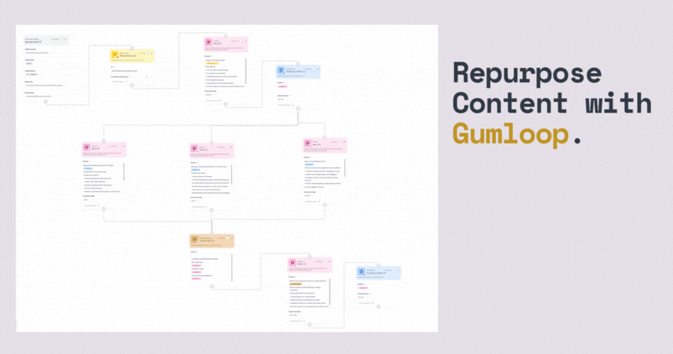 Built my first complex workflow using Gumloop. Now I can create ... Built my first complex workflow using Gumloop. Now I can create ...