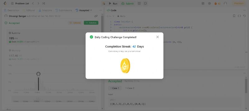 Shivangi Bangar on LinkedIn: #problemoftheday #leetcode #day42 #coding ... Shivangi Bangar on LinkedIn: #problemoftheday #leetcode #day42 #coding ...