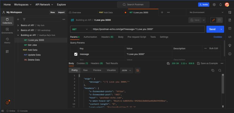 Aaditya Raj on LinkedIn: #postmanstudent #postman #postmanapi Aaditya Raj on LinkedIn: #postmanstudent #postman #postmanapi