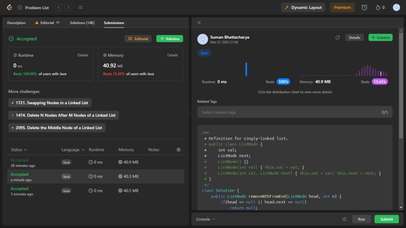 How I solved LeetCode's DSA challenge | Suman Bhattacharya posted on ... How I solved LeetCode's DSA challenge | Suman Bhattacharya posted on ...