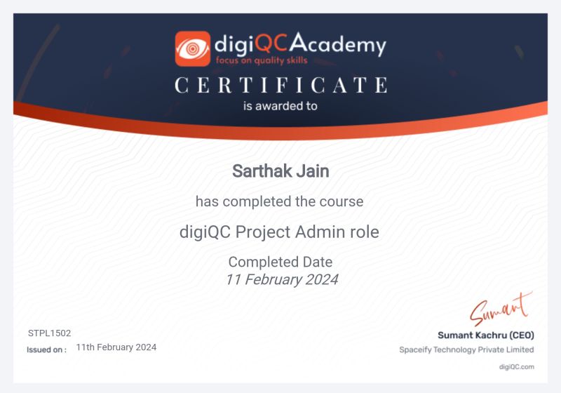 Sarthak Jain on LinkedIn: I am happy to share that I have complete the ... Sarthak Jain on LinkedIn: I am happy to share that I have complete the ...