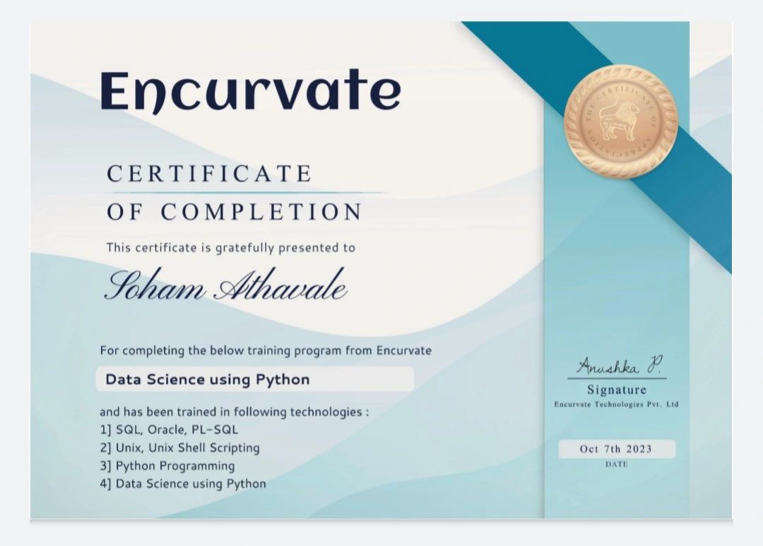 Soham Athavale on LinkedIn: Hello Connections!!! I am happy to announce ... Soham Athavale on LinkedIn: Hello Connections!!! I am happy to announce ...