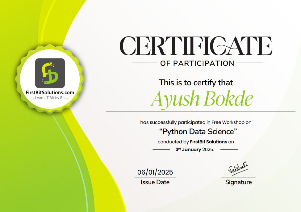 Ayush Bokde on LinkedIn: #datascience #python #lifelonglearning Ayush Bokde on LinkedIn: #datascience #python #lifelonglearning