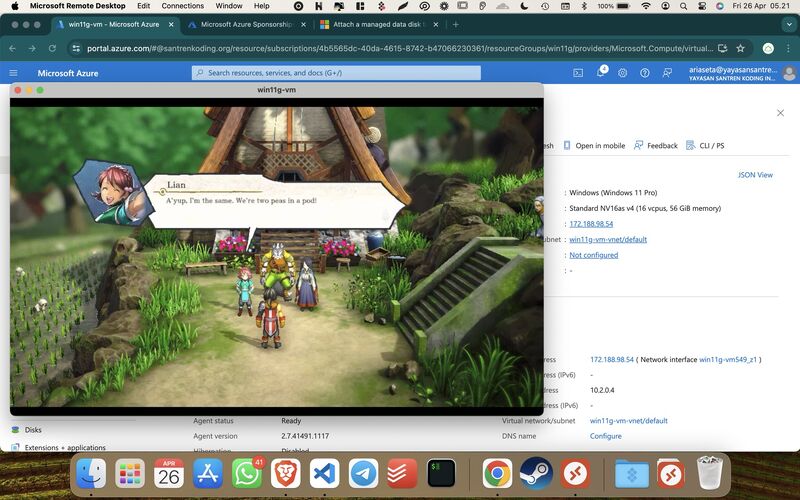 Main Game pake VPS dengan GPU di Azure Habis kemarin nyobain langganan ... Main Game pake VPS dengan GPU di Azure Habis kemarin nyobain langganan ...