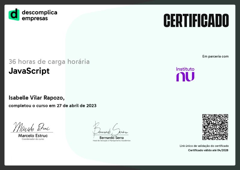 JavaScript: uma linguagem interativa, responsiva e dinâmica que é ... JavaScript: uma linguagem interativa, responsiva e dinâmica que é ...
