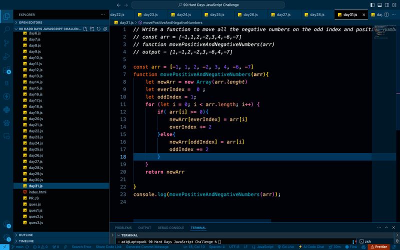 ADITYA KUMAR on LinkedIn: #100daysofcode #javascript #problemsolving # ... ADITYA KUMAR on LinkedIn: #100daysofcode #javascript #problemsolving # ...