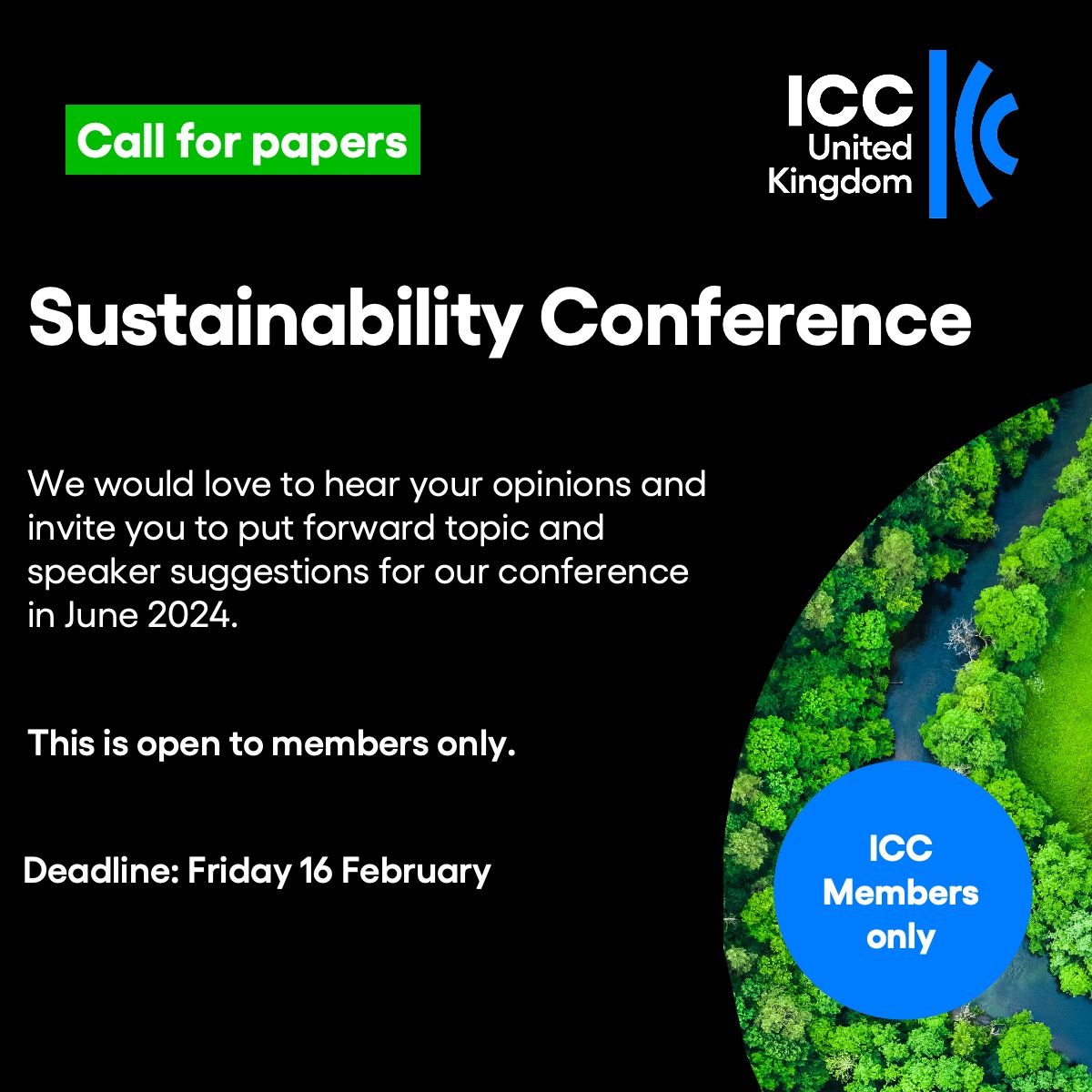 Call for Papers for Sustainability Conference | ICC United Kingdom ... Call for Papers for Sustainability Conference | ICC United Kingdom ...