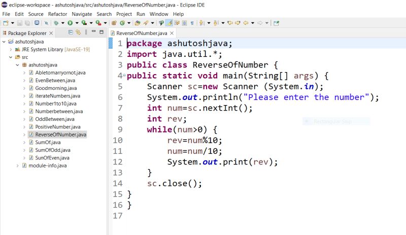 Write a simple java program to display reverse of any number ... Write a simple java program to display reverse of any number ...