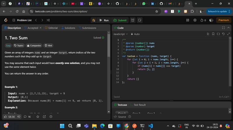 Sourav M on LinkedIn: #leetcode #javascript #twosum #codingjourney Sourav M on LinkedIn: #leetcode #javascript #twosum #codingjourney