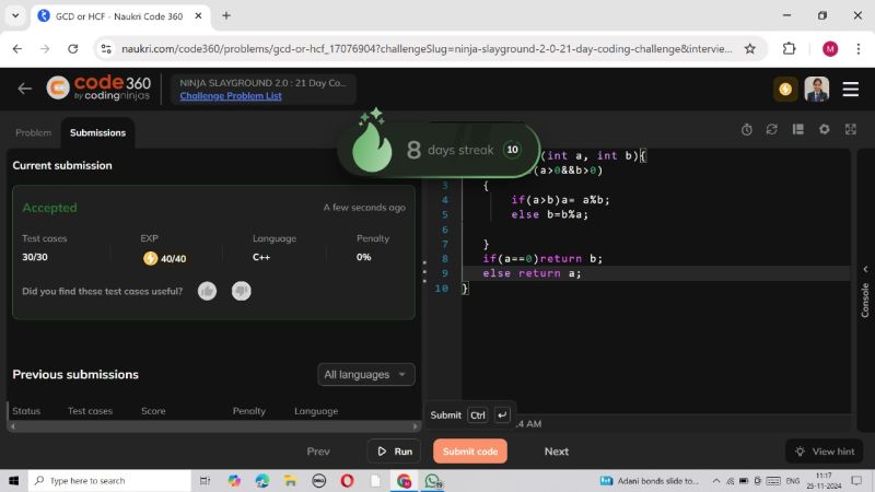 Megha Namdeo on LinkedIn: #techskills #cpp #dsa #codingjourney # ... Megha Namdeo on LinkedIn: #techskills #cpp #dsa #codingjourney # ...