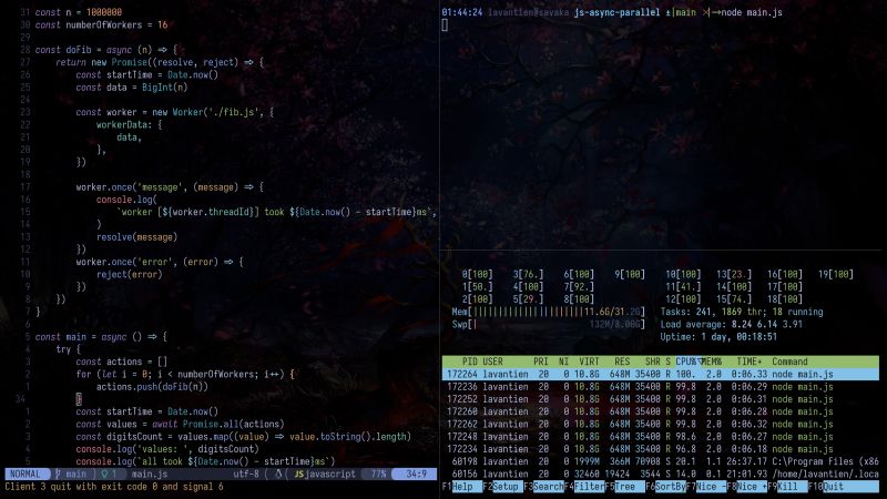 Tien La on LinkedIn: #javascript #async #parallel #multithreading Tien La on LinkedIn: #javascript #async #parallel #multithreading