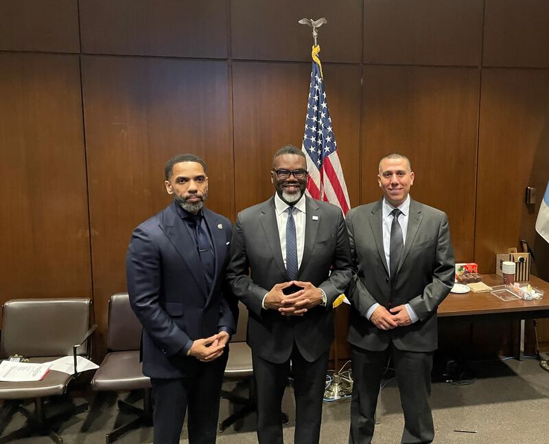PBC Board Chairman, Mayor Brandon Johnson, welcomes Sean B. Harden ... PBC Board Chairman, Mayor Brandon Johnson, welcomes Sean B. Harden ...