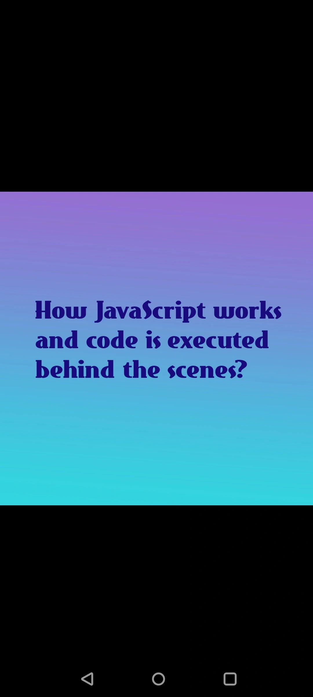 Bhavna Jain on LinkedIn: Do you know how javascript works behind the ... Bhavna Jain on LinkedIn: Do you know how javascript works behind the ...
