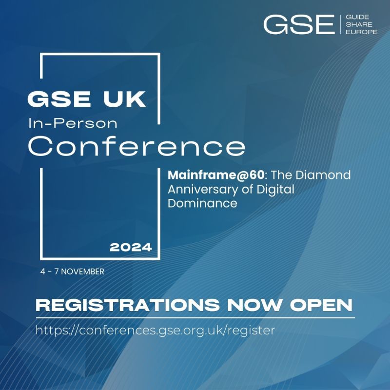 Mark Wilson on LinkedIn: #mainframe #gseuk #ibmz Mark Wilson on LinkedIn: #mainframe #gseuk #ibmz