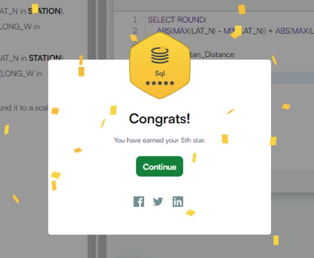 Pranav Kadam on LinkedIn: #sql #hackerrank #achievementunlocked # ... Pranav Kadam on LinkedIn: #sql #hackerrank #achievementunlocked # ...