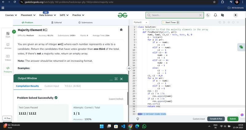 #gfg160 #geekstreak2025 #python #problemsolving #codingchallenge ... #gfg160 #geekstreak2025 #python #problemsolving #codingchallenge ...