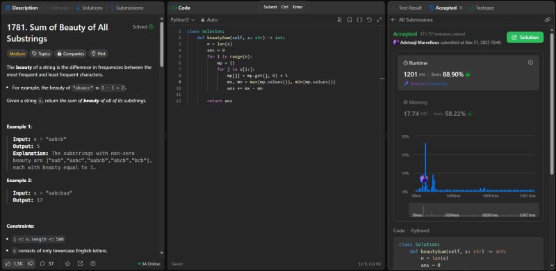 #100daysofcode #dsa #leetcode #python | Marvellous Adetunji #100daysofcode #dsa #leetcode #python | Marvellous Adetunji