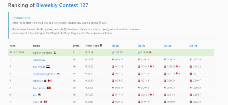 Ganesh Dandekar on LinkedIn: #leetcode #coding #problemsolving #contest ... Ganesh Dandekar on LinkedIn: #leetcode #coding #problemsolving #contest ...