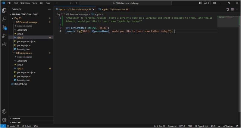 #100daycodechallenge #typescript #coding #challenge #governorinstitude ... #100daycodechallenge #typescript #coding #challenge #governorinstitude ...