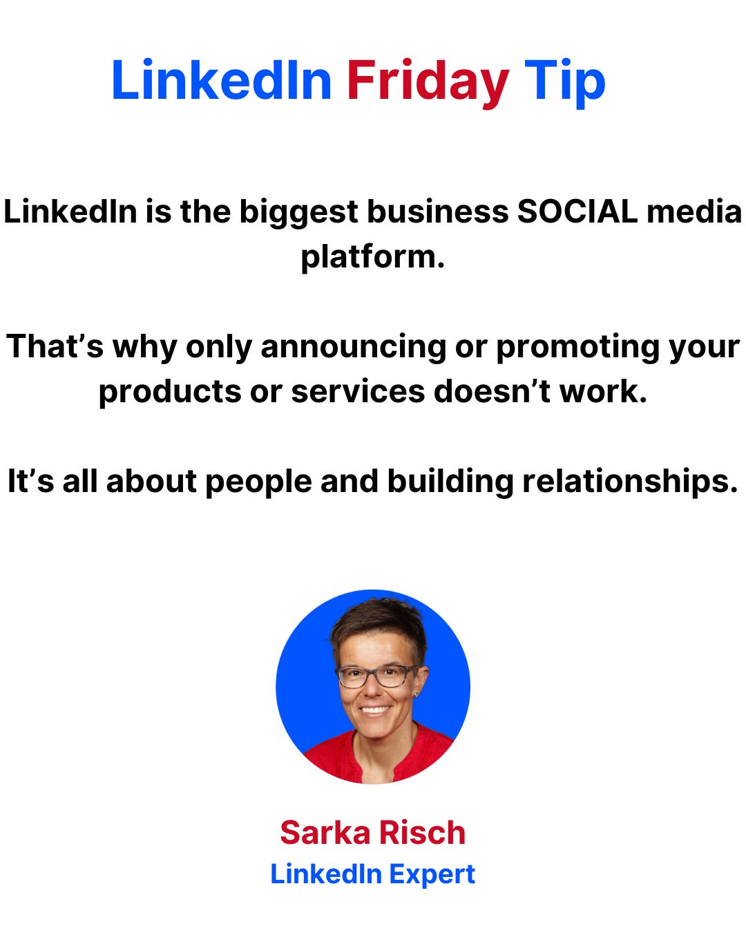 Sarka Risch posted on LinkedIn Sarka Risch posted on LinkedIn