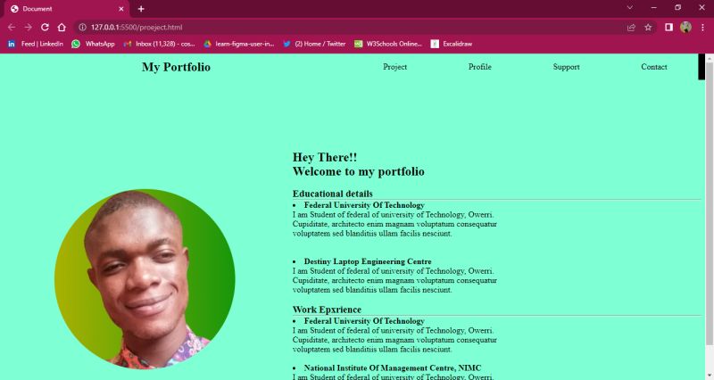 Godwin Cosmos on LinkedIn: #html #css Godwin Cosmos on LinkedIn: #html #css