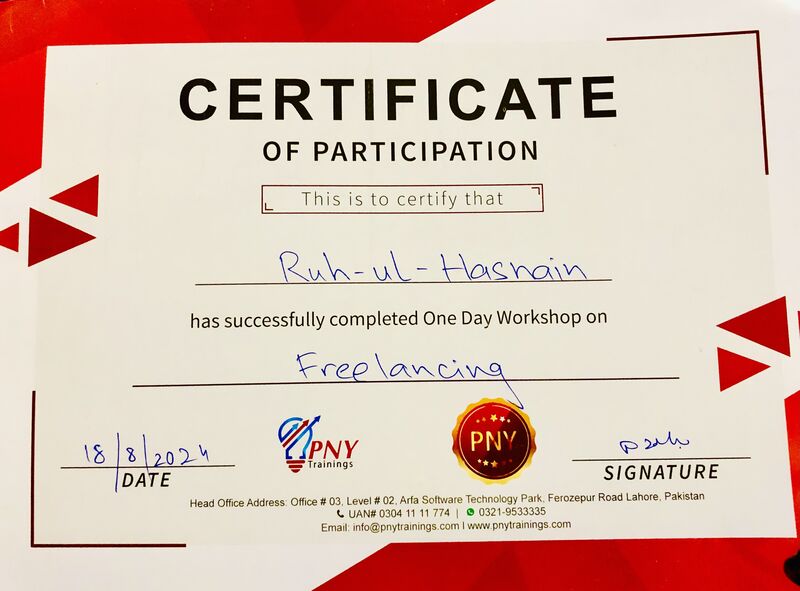 RUH UL HASNAIN on LinkedIn: Haved Good Experience with PNY Trainings 🙂 RUH UL HASNAIN on LinkedIn: Haved Good Experience with PNY Trainings 🙂