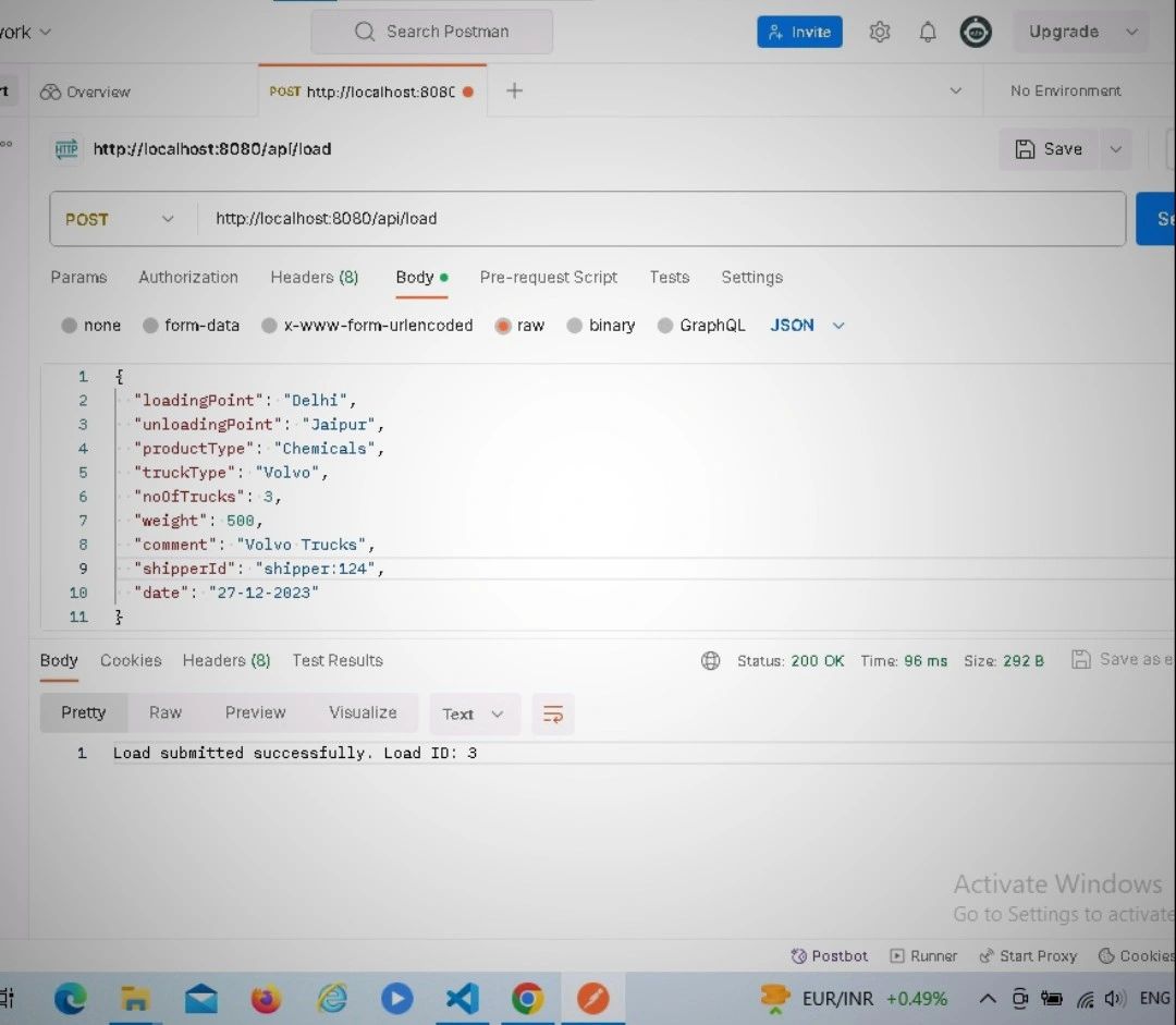 Vinay Bramhkar on LinkedIn: #logisticsmanagement #springboot # ... Vinay Bramhkar on LinkedIn: #logisticsmanagement #springboot # ...