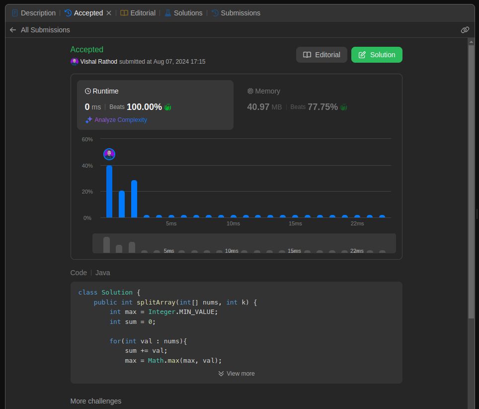 Vishal Rathod on LinkedIn: #leetcode #binarysearch #problemsolving # ... Vishal Rathod on LinkedIn: #leetcode #binarysearch #problemsolving # ...