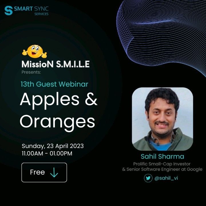 Ankit Kanodia on LinkedIn: Apples & Oranges by Sahil Sharma Yes, you ... Ankit Kanodia on LinkedIn: Apples & Oranges by Sahil Sharma Yes, you ...