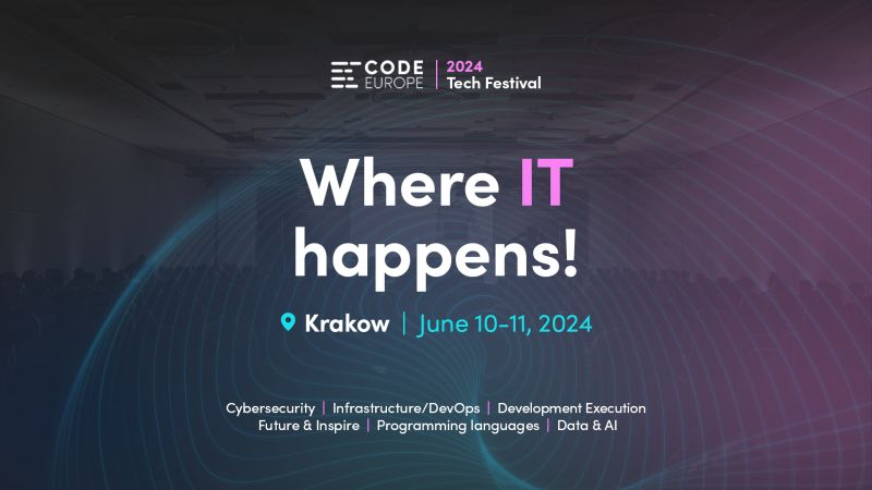 #codeeurope24 | Code Europe #codeeurope24 | Code Europe
