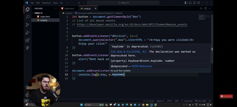 Atif Azad on LinkedIn: #eventsinjavascript Atif Azad on LinkedIn: #eventsinjavascript