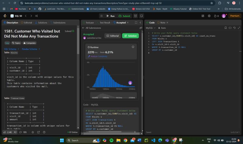 Simran Yadav on LinkedIn: #sql #dataanalytics #leetcode # ... Simran Yadav on LinkedIn: #sql #dataanalytics #leetcode # ...