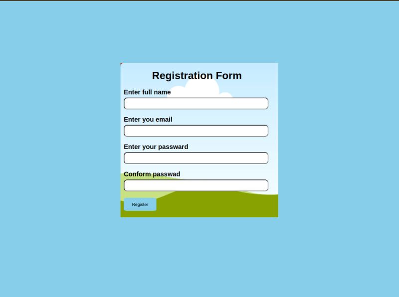Muhammad Junaid on LinkedIn: My first registration form in html css how ... Muhammad Junaid on LinkedIn: My first registration form in html css how ...