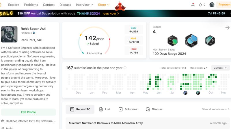 Rohit Auti on LinkedIn: #leetcode #dsa #data #java #j2ee Rohit Auti on LinkedIn: #leetcode #dsa #data #java #j2ee