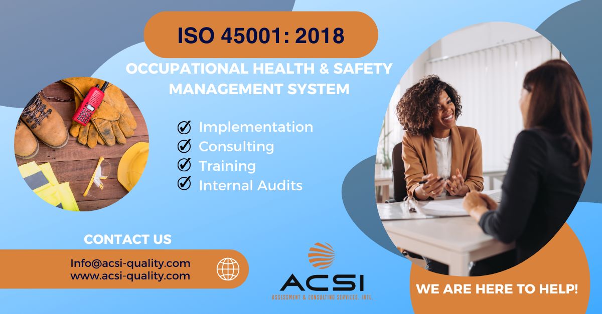 Considering implementing an ISO 45001 Occupational Health and Safety ... Considering implementing an ISO 45001 Occupational Health and Safety ...