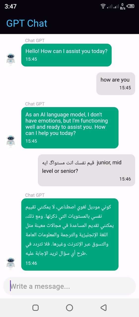Mahmoud Ahmed on LinkedIn: #flutter #chatgpt #gpt Mahmoud Ahmed on LinkedIn: #flutter #chatgpt #gpt