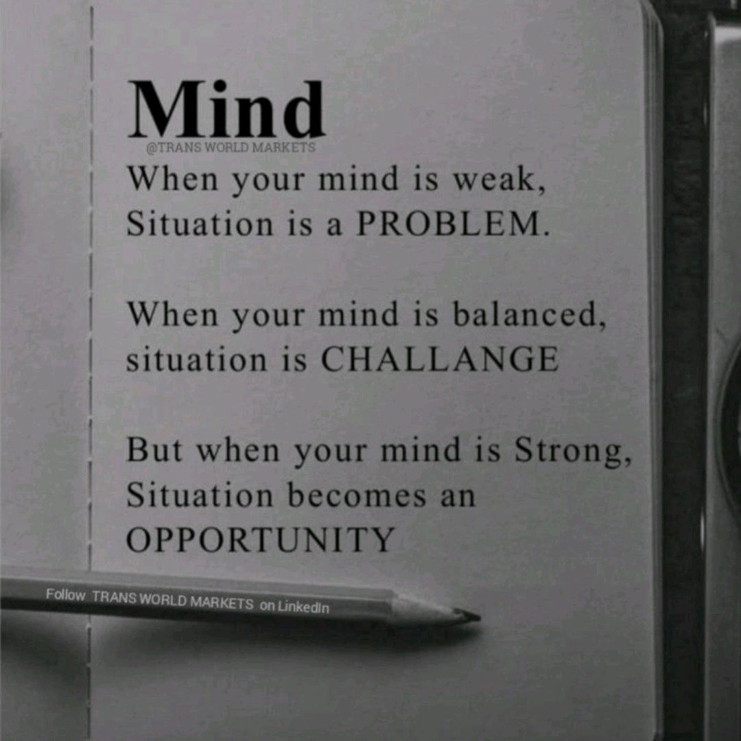 Syed Salahuddin Riaz on LinkedIn: Its all in the MIND ๐ Syed Salahuddin Riaz on LinkedIn: Its all in the MIND ๐