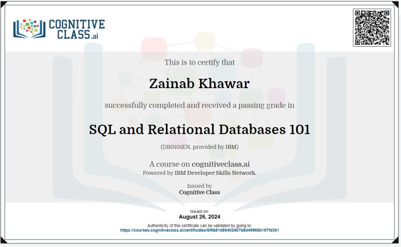 Zainab Khawar on LinkedIn: #sql #database #learning # ... Zainab Khawar on LinkedIn: #sql #database #learning # ...