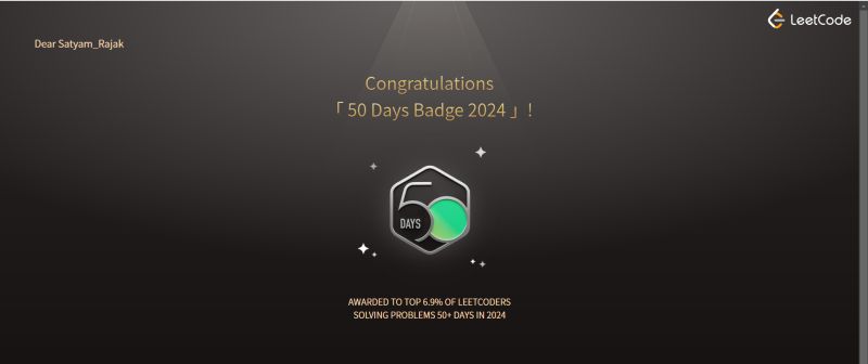 Satyam Rajak on LinkedIn: #leetcode #codechallenge #codingjourney # ... Satyam Rajak on LinkedIn: #leetcode #codechallenge #codingjourney # ...