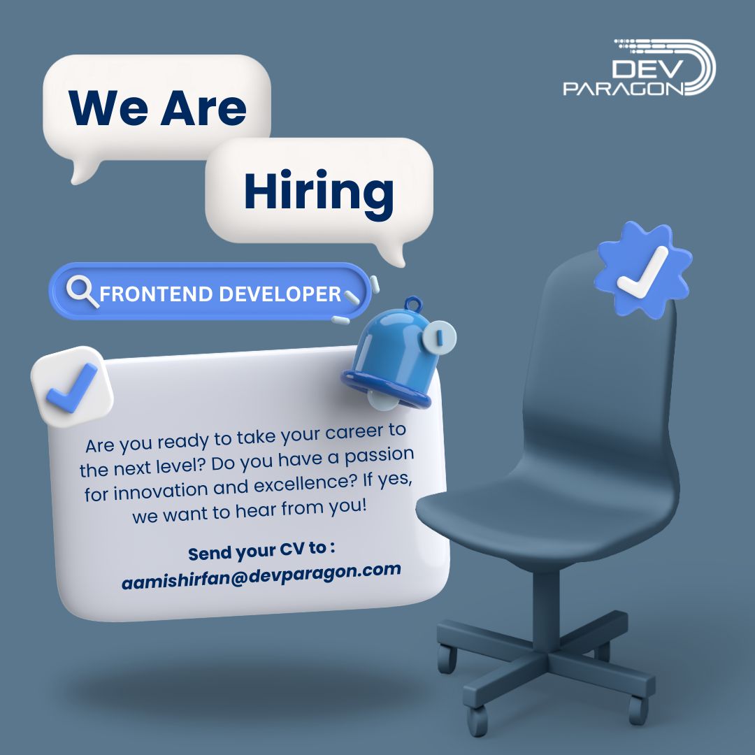 Dev Paragon on LinkedIn: #hiring #hiring #frontenddeveloper # ... Dev Paragon on LinkedIn: #hiring #hiring #frontenddeveloper # ...